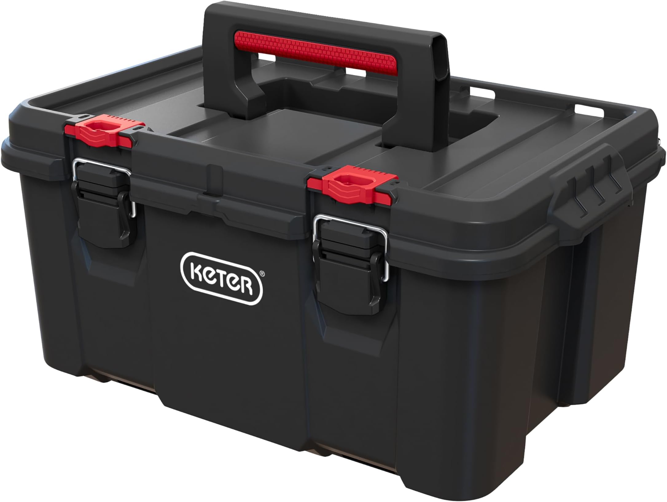 Navaris Large Tool Box - Big Tool Box, DIY Tool-Box, Strong Tool Box ...