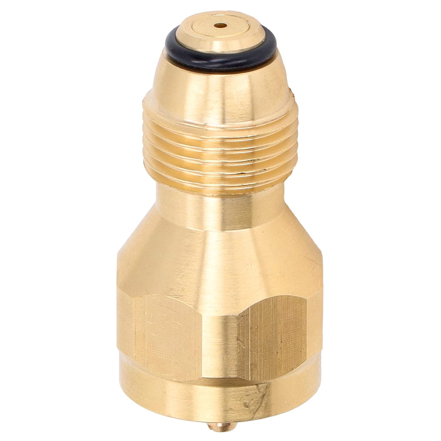 Propane Tank Refill Adapter Fitting 1LB Solid Brass Universal Mini for ...