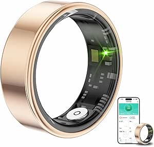 Amazon.com: Jojovenusmall Smart Ring for Women & Men, Health Fitness ...