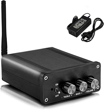 Amazon.com: Bluetooth Mini Amplifier Audio Amp - Stereo Integrated 2 ...