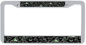 Amazon.com: Green Lines Cryptid Pattern License Plate Frame ...