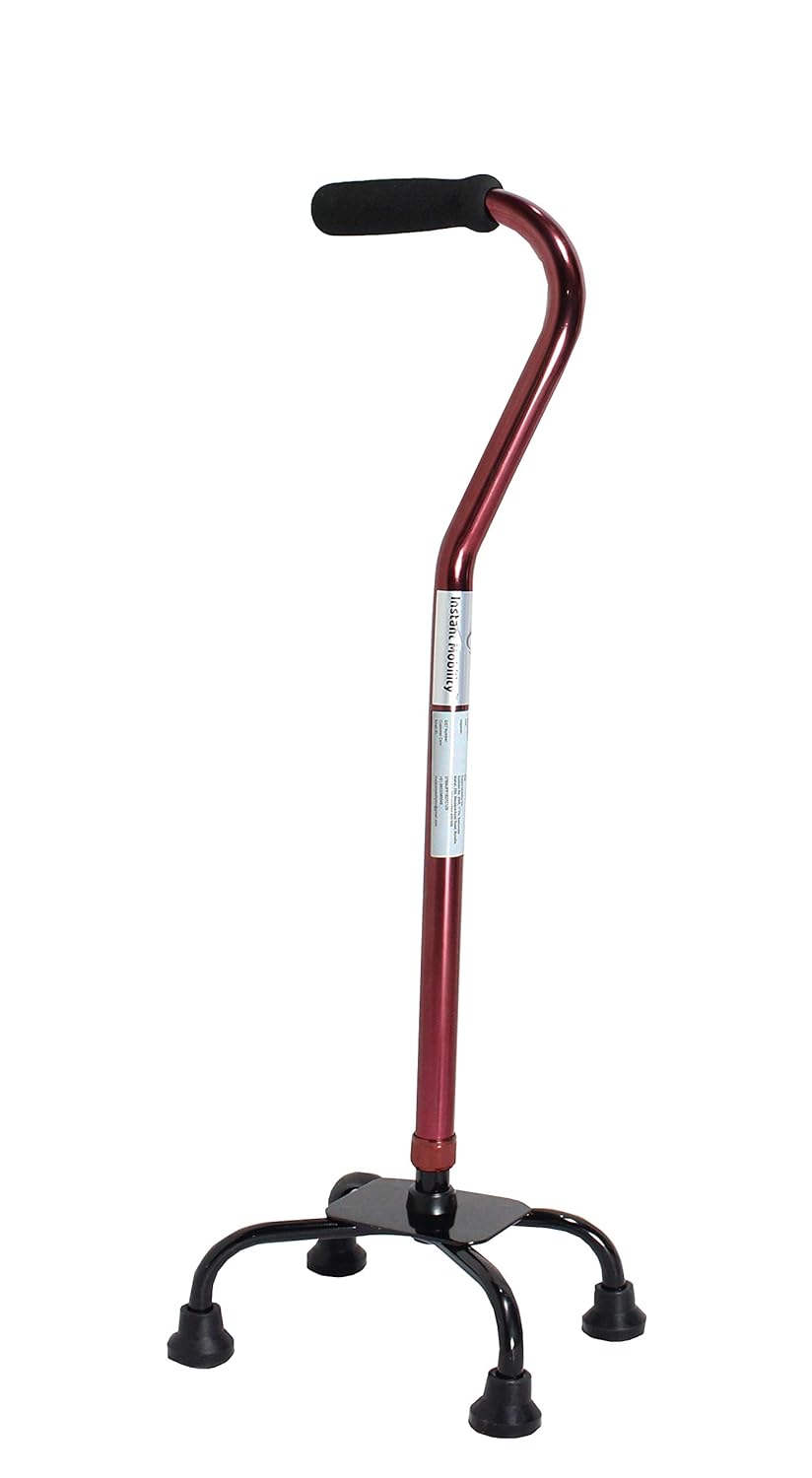 Instant Mobility S170 Quadripod Walking Stick Height Adjustable : Amazon.in: Health & Personal Care