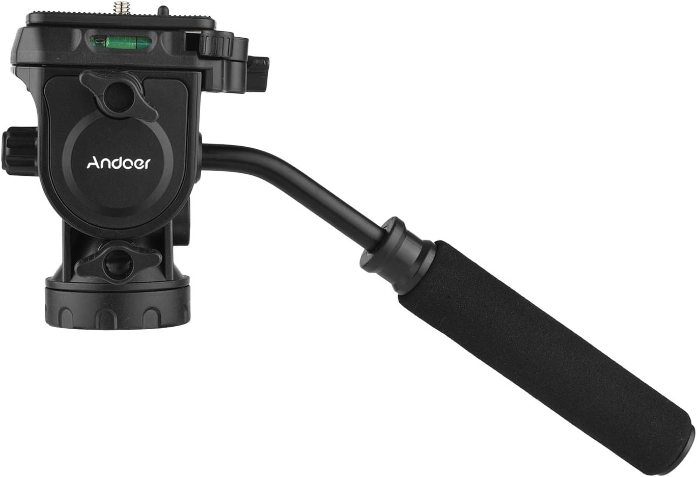 Amazon.com : Andoer Camera Tripod Handle Ball Head 3-Way Fluid Head ...