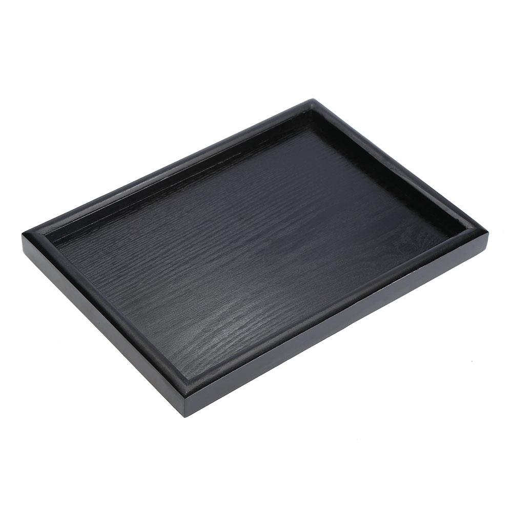 Food Serving Tray, Fdit Wooden Serving Tray Rectangular Fruit Tea ...