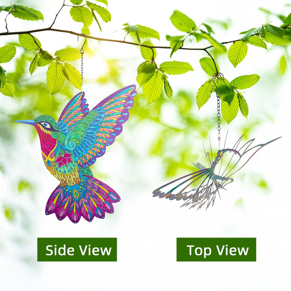 Snapklik.com : Wind Spinners Outdoor, Hanging Hummingbird Wind Spinner ...
