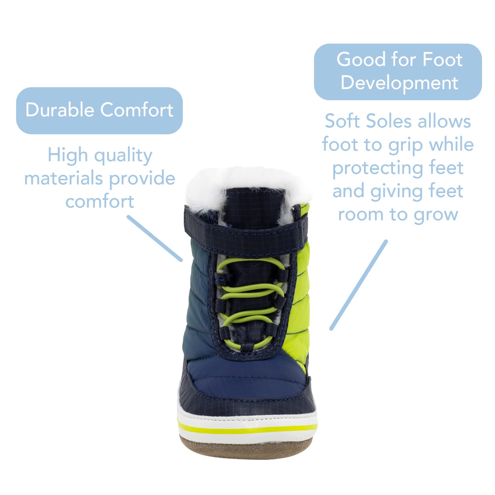 Snapklik.com : Robeez First Kicks Baby Boots High Top Shoe For Infant ...