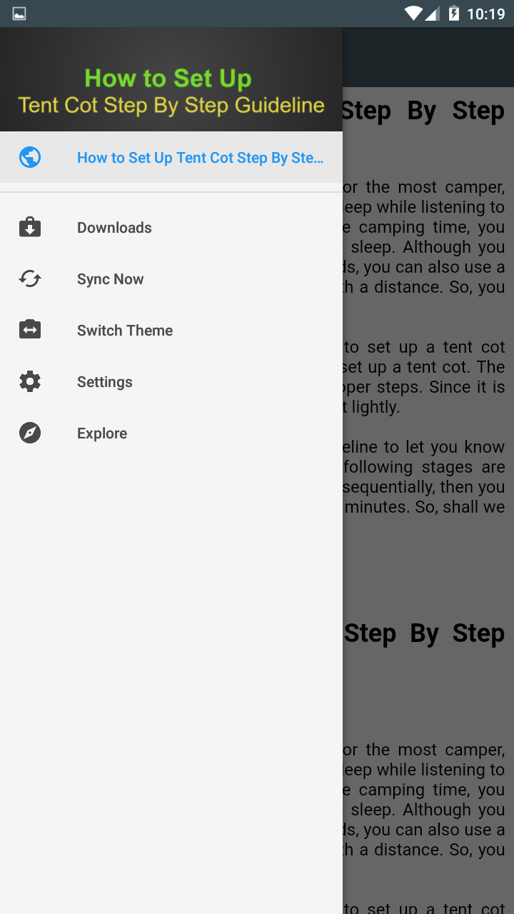 How to Set Up Tent Cot Step By Step Guideline - App on Amazon Appstore