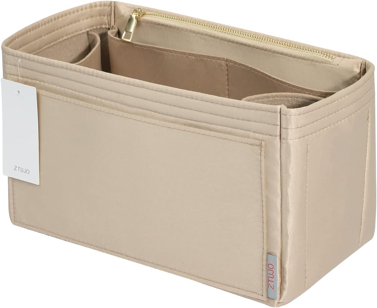 Amazon.com: ZTUJO Purse Organizer Insert For Handbags, Silky Touching ...