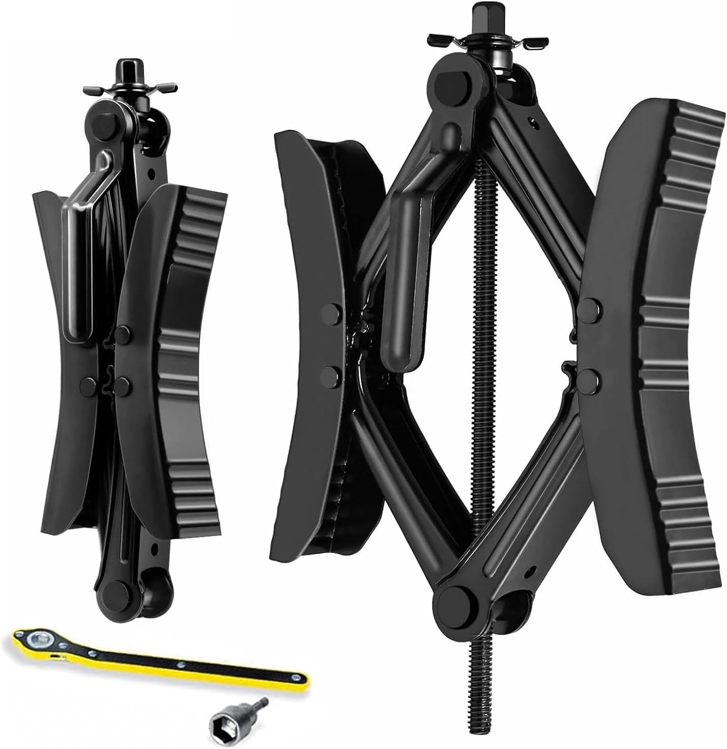 Amazon.com: VONLX Camper Wheel Chock Stabilizer&Solid Heavy Duty Rubber ...