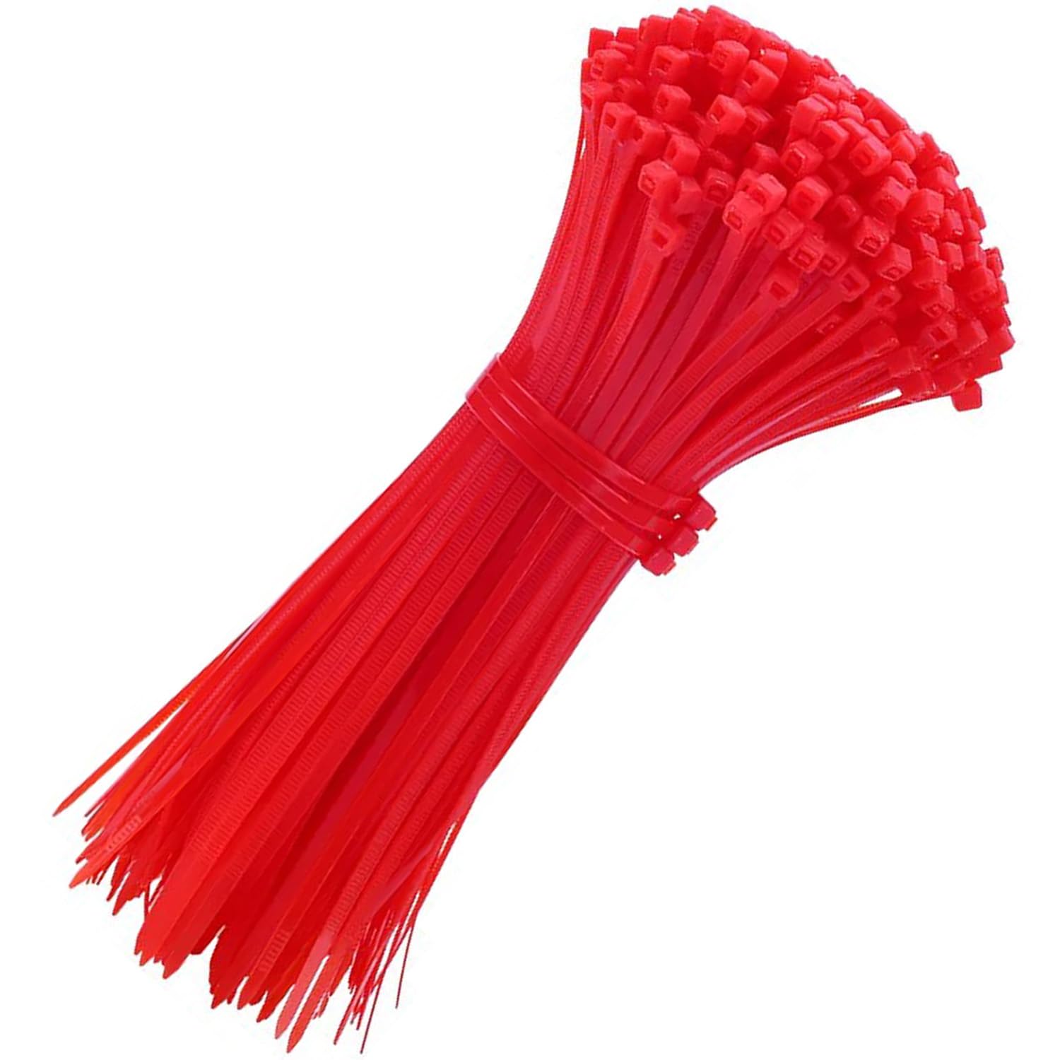 Amazon.com: Cable Ties, 300mm x 3.6mm, Pack of 100, Red Premium Nylon ...
