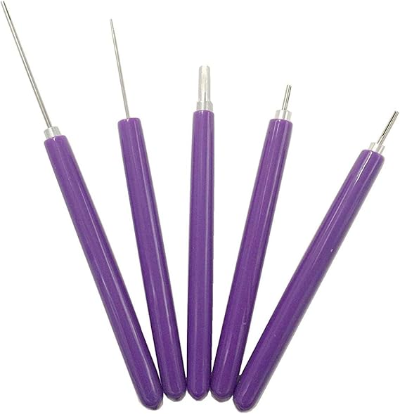 Amazon.com: 5PCS Quilling Paper Tools Slotted for Beginner Needle DIY ...