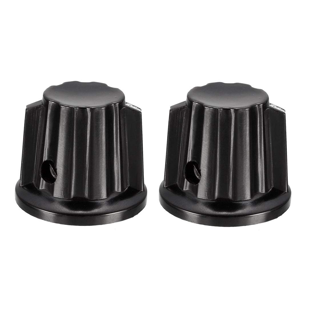 uxcell 2Pcs Speaker Control Knob Power Amplifier Knob 24mm Dia Rotary ...