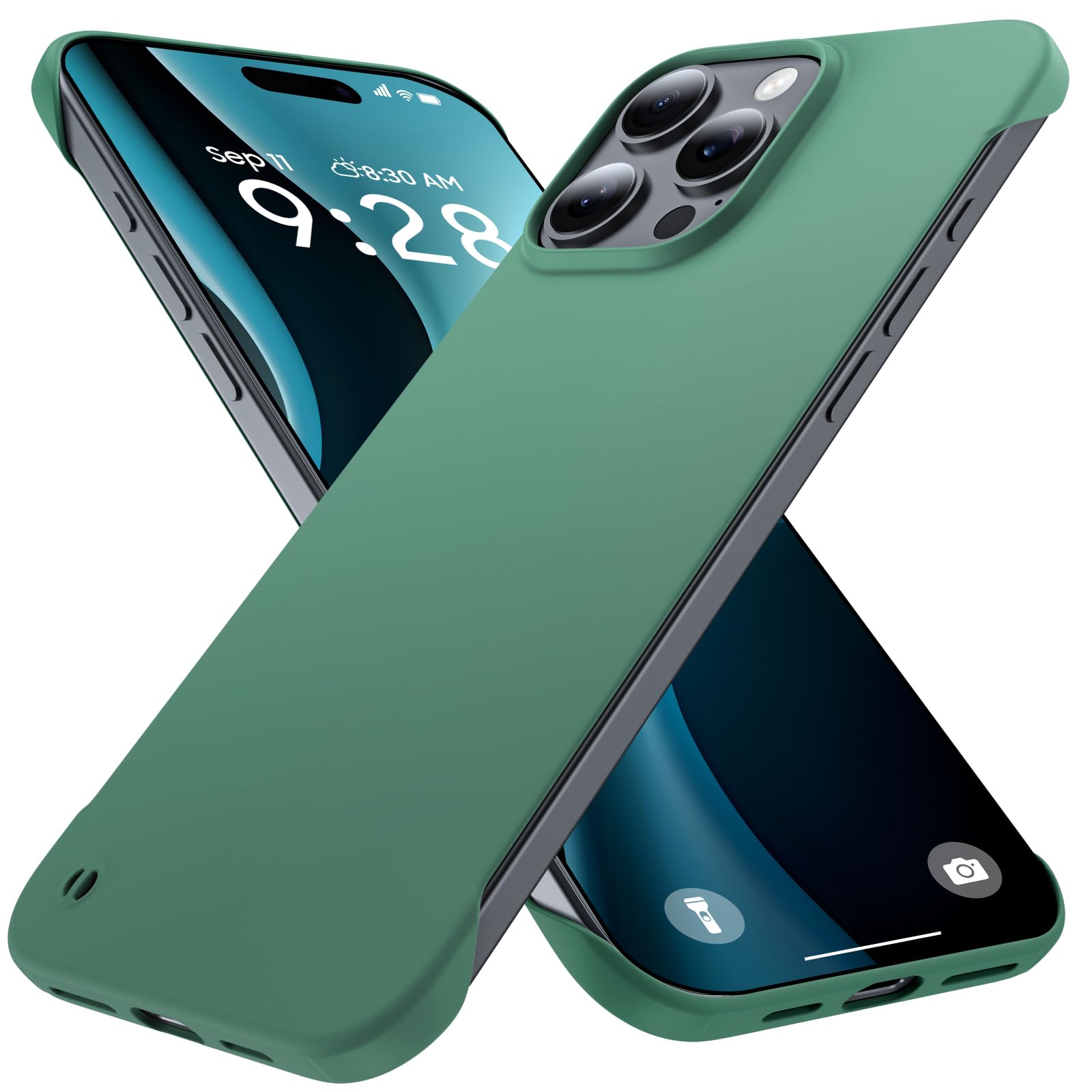 GRECAZO Slim Borderless for iPhone 16 Pro Phone Case 6.3"(2024) Ultra ...