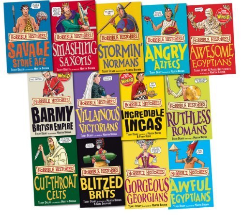 Horrible Histories Collection 13 Books Set Pack: Terry Deary: Amazon ...