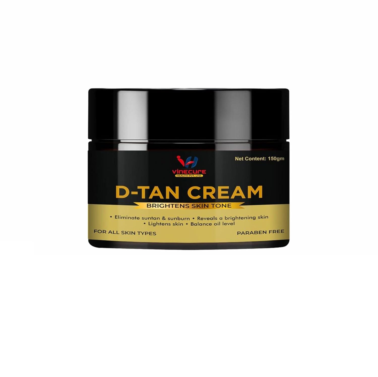 Vinecure De-Tan Face Cream For Women and Men (150gm) | All Skin Types ...
