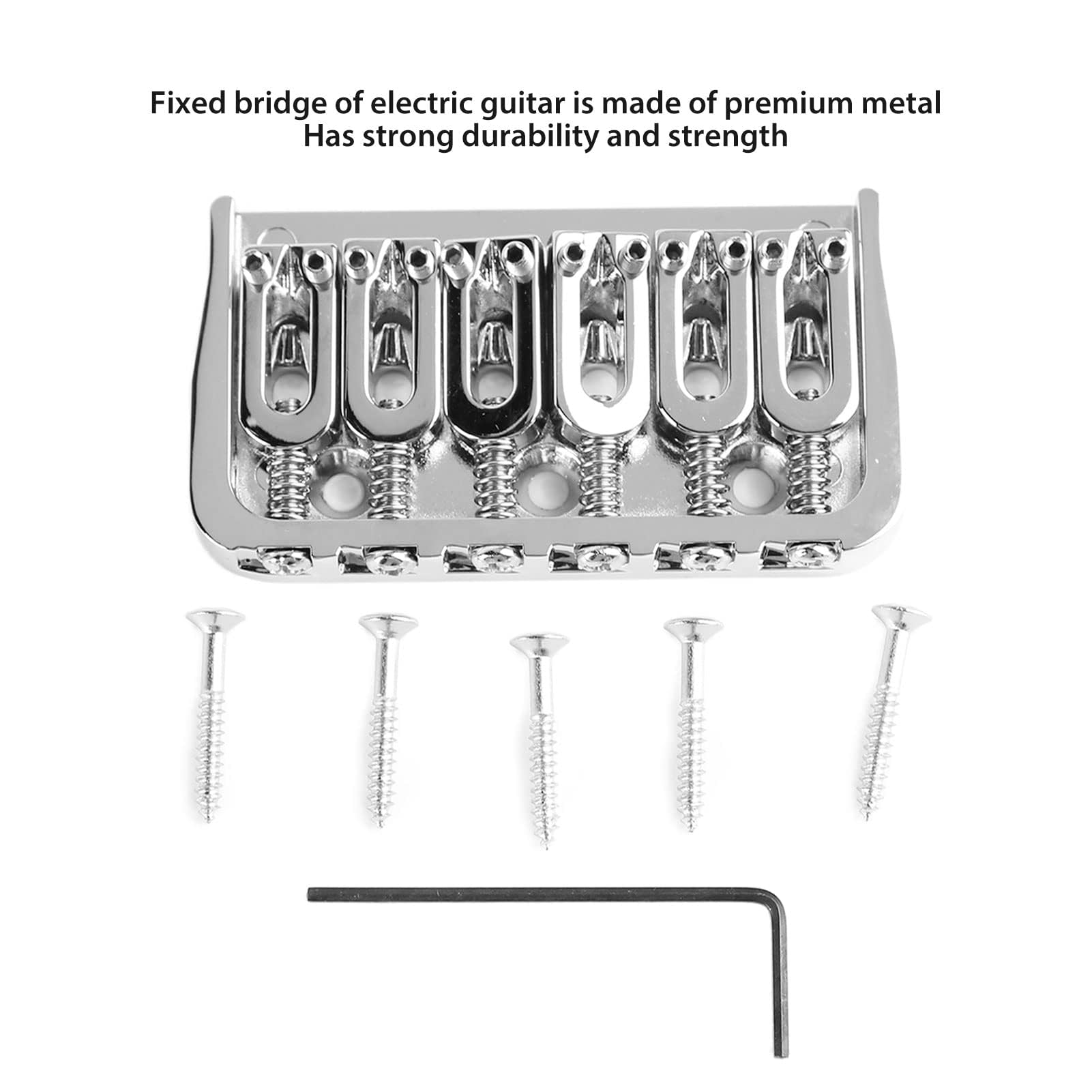 Snapklik.com : Electric Guitar Fixed Bridge, Metal Fixed Hardtail ...