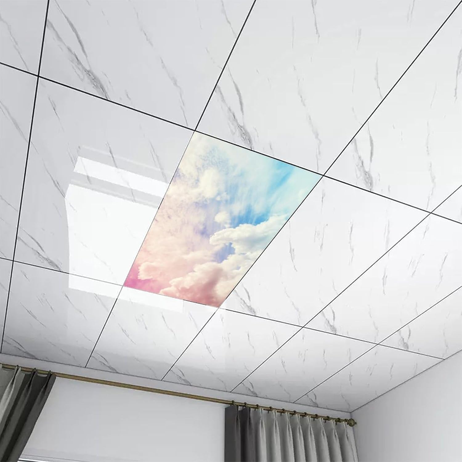 Cubiertas de luz fluorescente para luces de techo de aula, cubiertas de ...