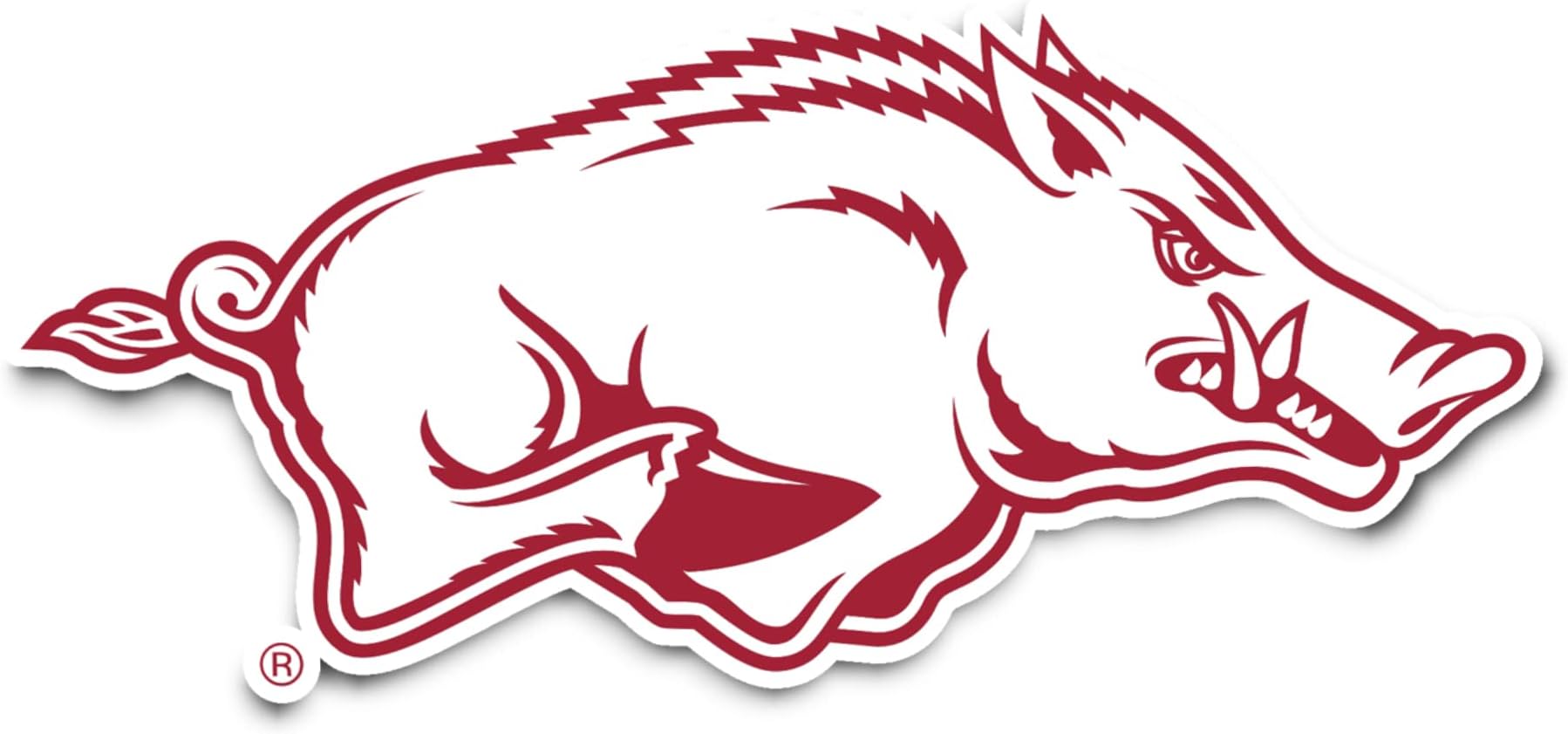 Amazon.com: Arkansas Razorbacks 4 Inch Vinyl Mascot Decal Sticker ...