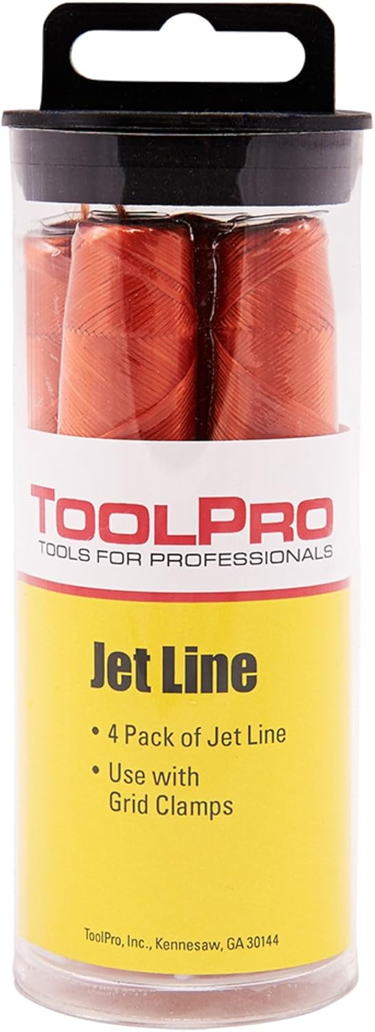 ToolPro Leveling Line - 4 Pack (Jet Line) works with Lever Action Grid ...