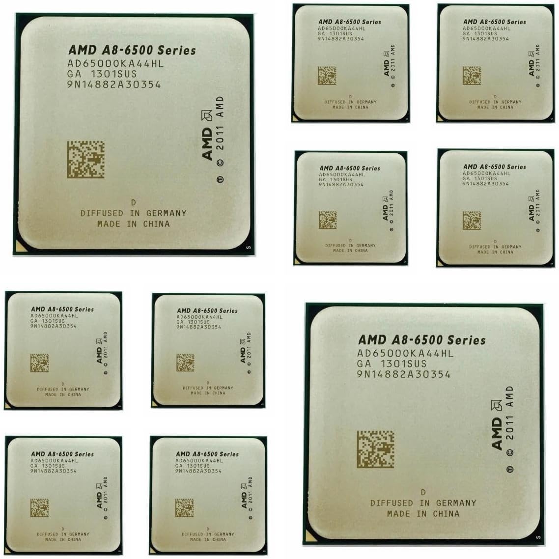 Amazon.com: 10pcs AMD A8-Series A8-6500 CPU Used 4-Core 4-Thread ...