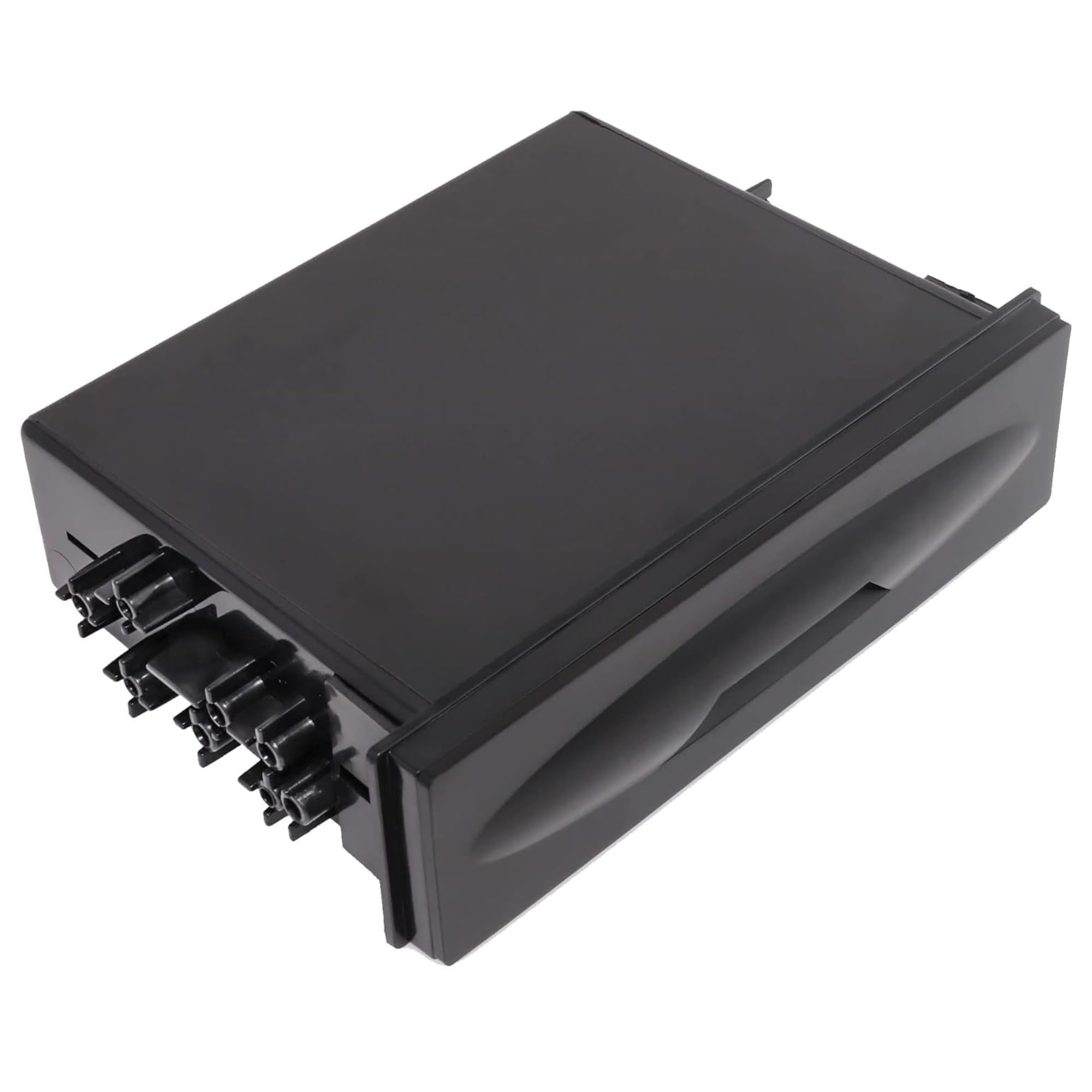 Amazon.com: RED WOLF Car Radio Stereo Single Din Storage Box Dash Trim ...