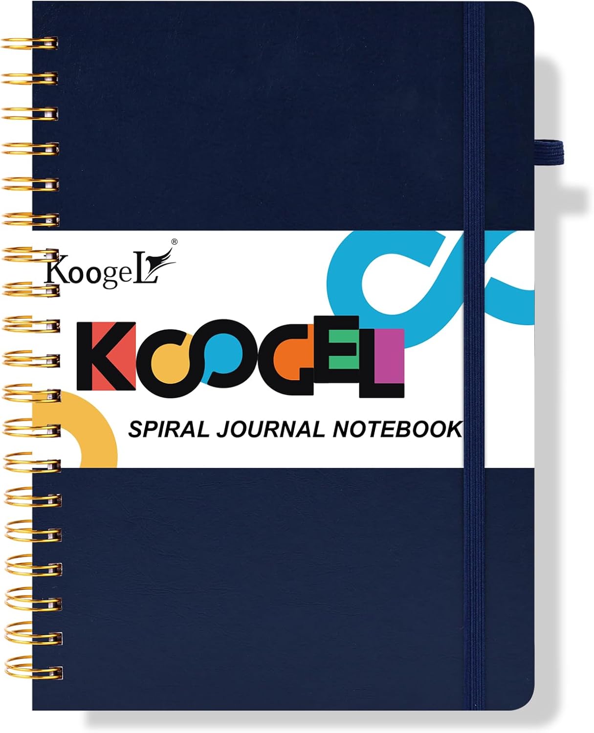 Amazon.com : Koogel Spiral Journal Notebook, Hardcover Notebook with ...