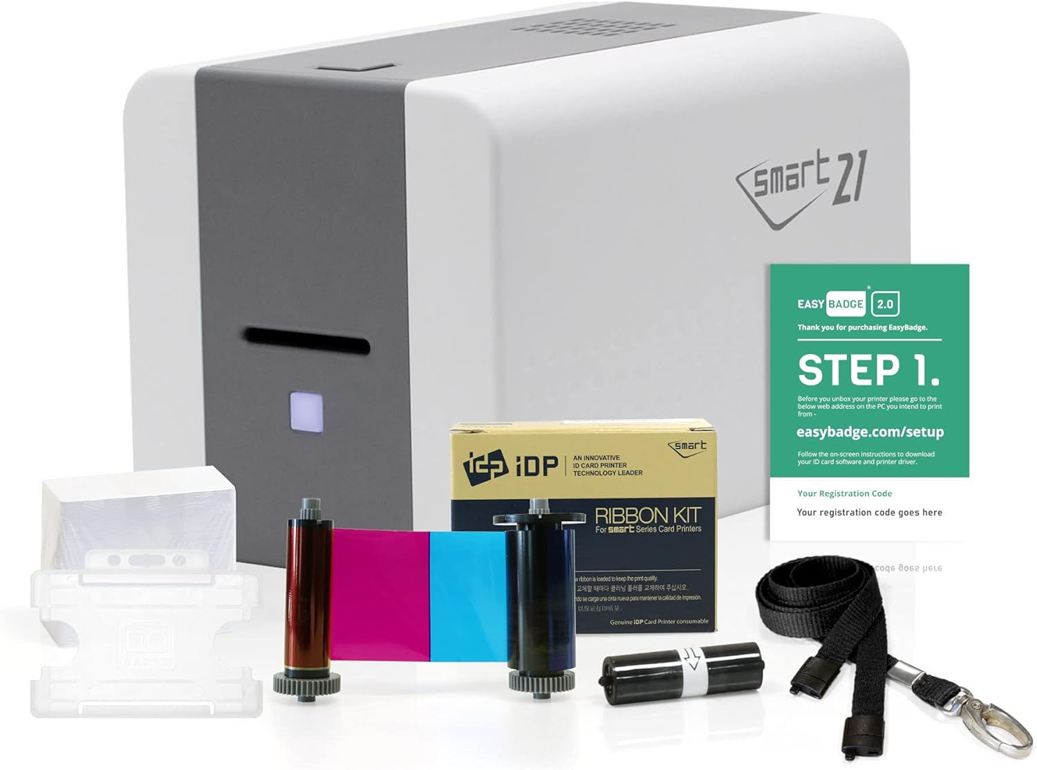 IDP Smart 21s ID Card Printer with ID Badge Philippines | Ubuy