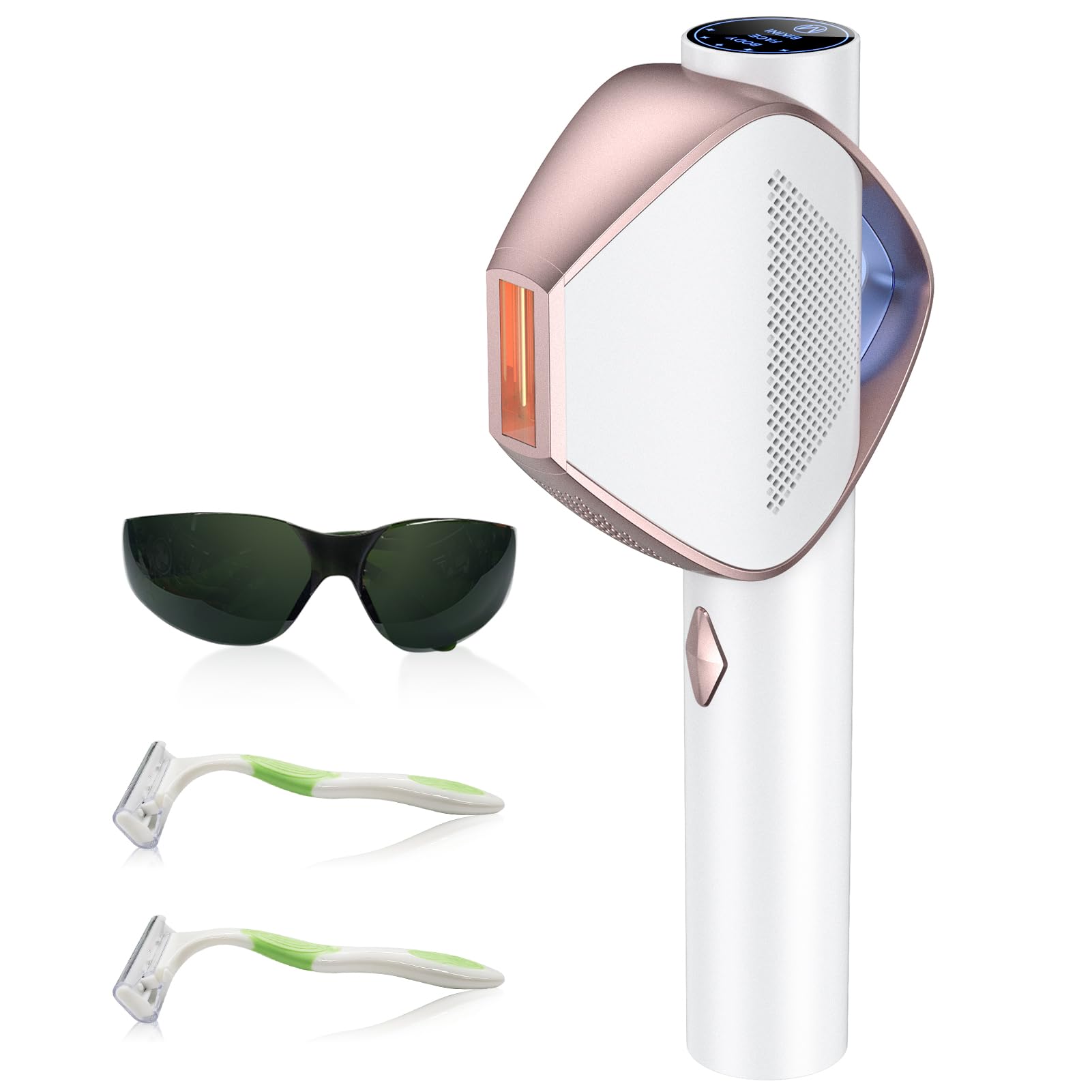 Amazon.com: LUBEX Laser Hair Removal for Women and Men, Permanent IPL ...