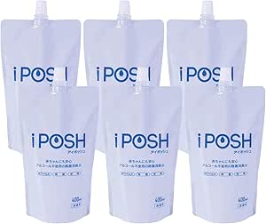 Amazon | iPOSH（アイポッシュ）詰替パウチ400ml 6本 | アイポッシュ | 除菌剤