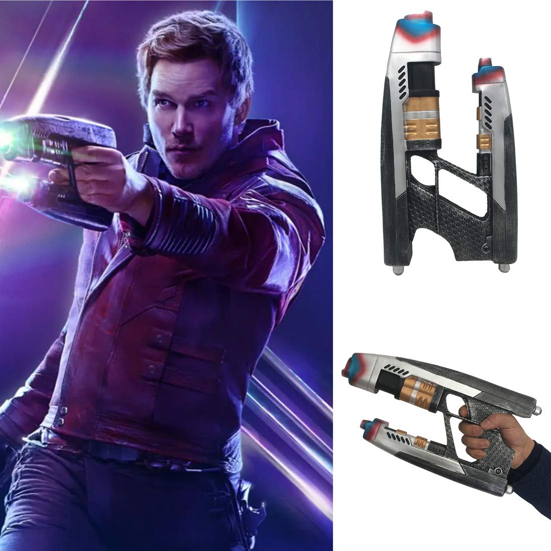 Amazon.com: Star Lord Blaster Resin 1:1 Replica Toys Cosplay The Galaxy ...