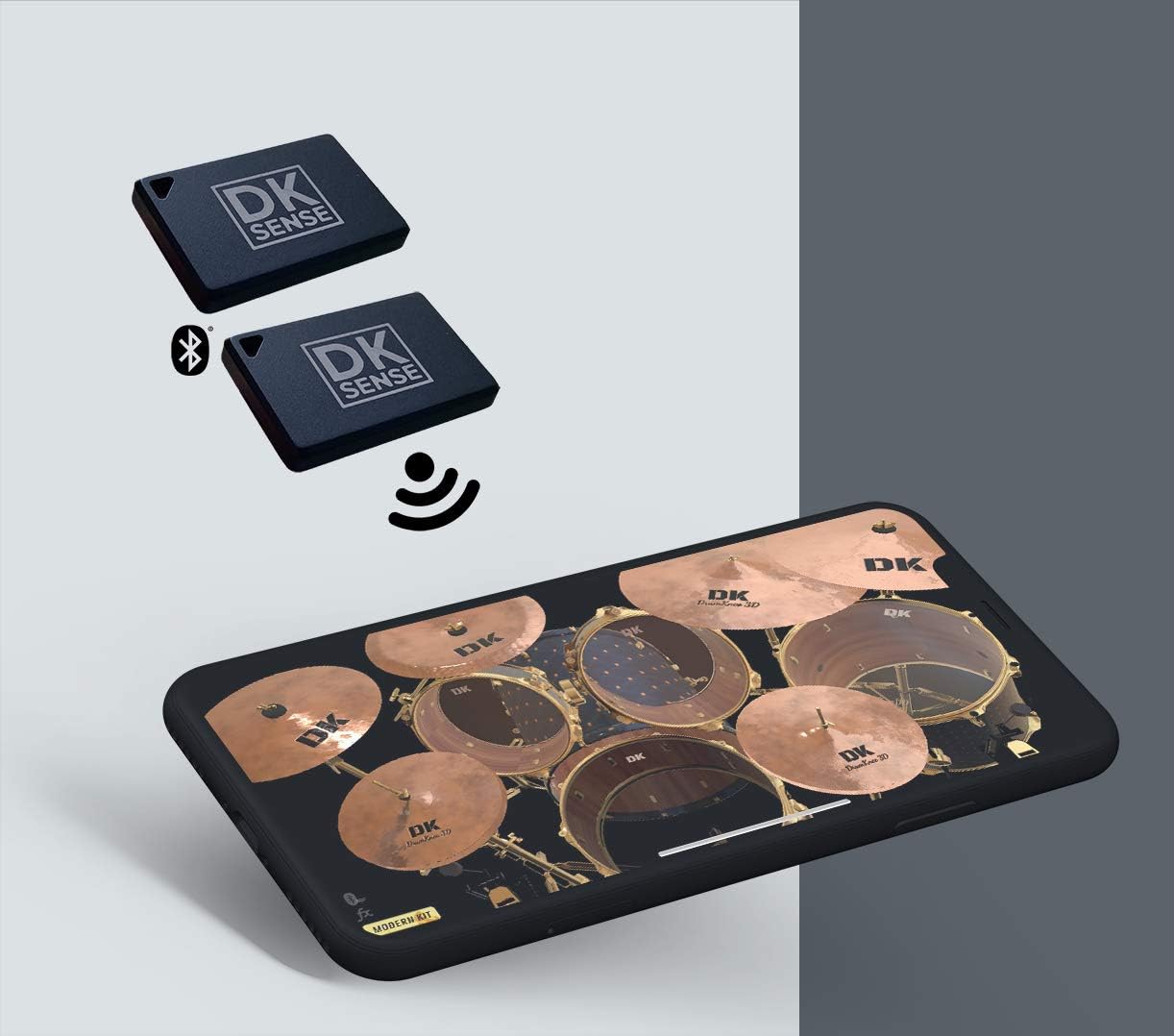 Amazon.com: DK Sense Kit for the DrumKnee 3D app (iOS only) : Musical ...