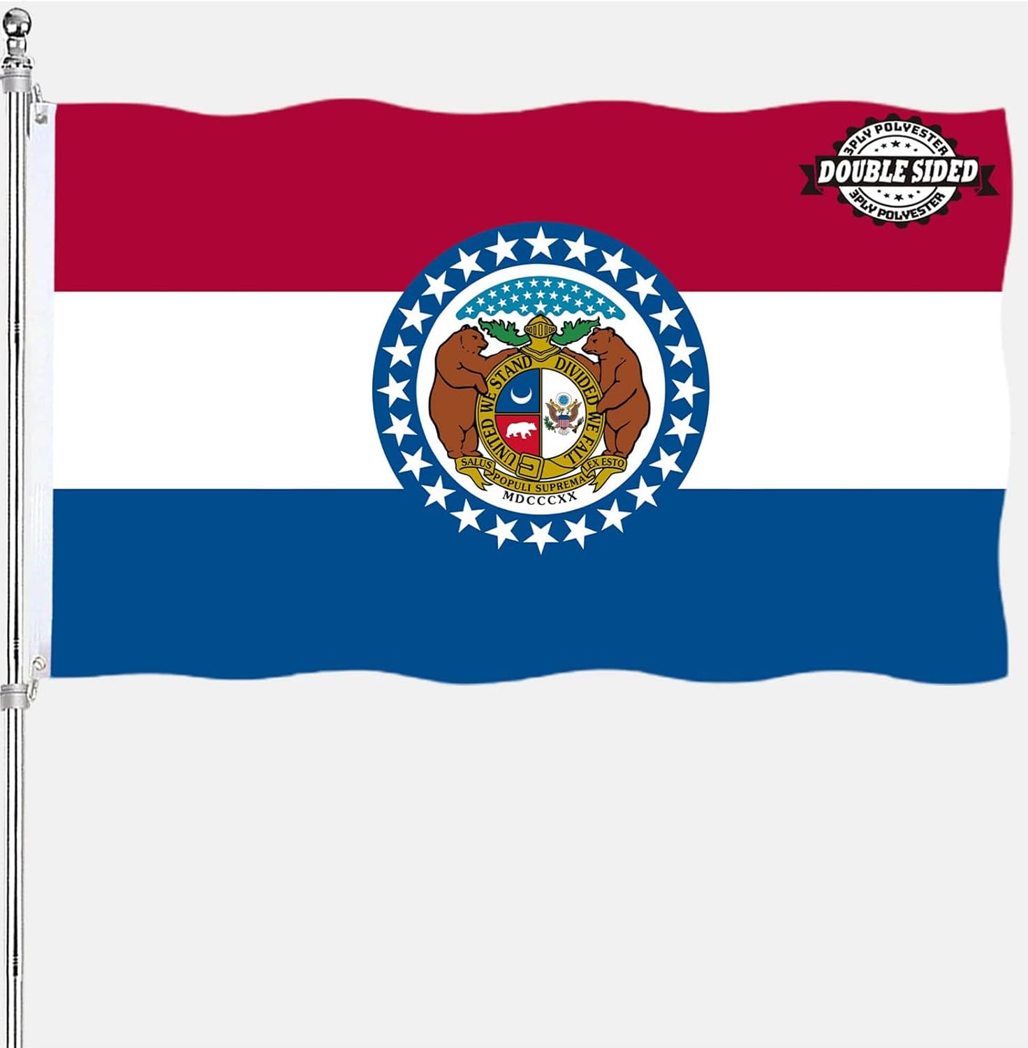 Snapklik.com : Missouri State Flag 3x5 Double Sided MO State Flags ...