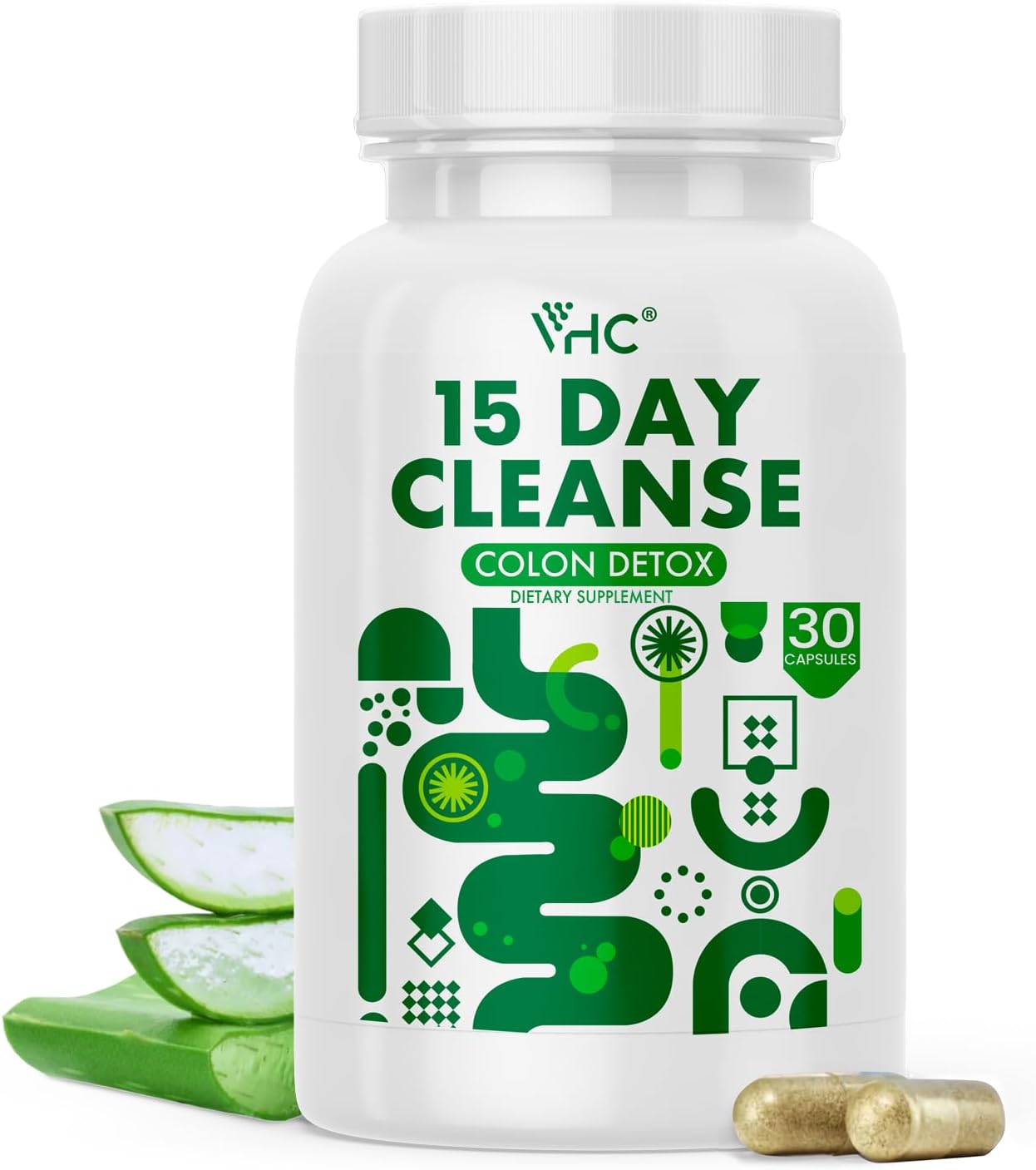 Amazon.com: Colon Cleanse & Detox 15 Day Gut Cleanse (30 Count ...