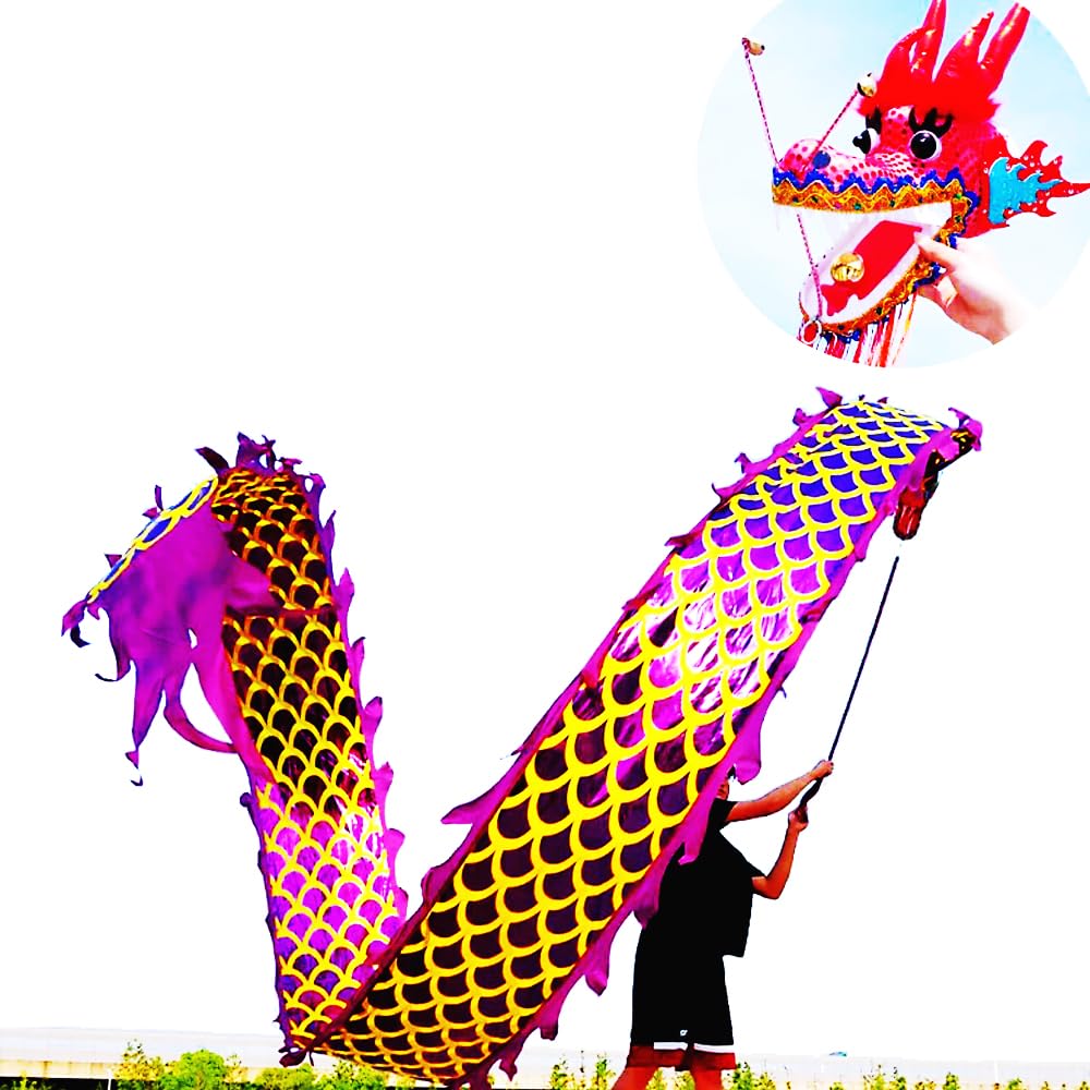 Amazon.com: DSJUGGLING Golden Dragon Poi with 3D Real-Like Plastic ...