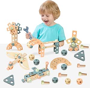 Smartwo Children's Screws Toy Set, Assembly DIY Toy Set, Tool Set for ...