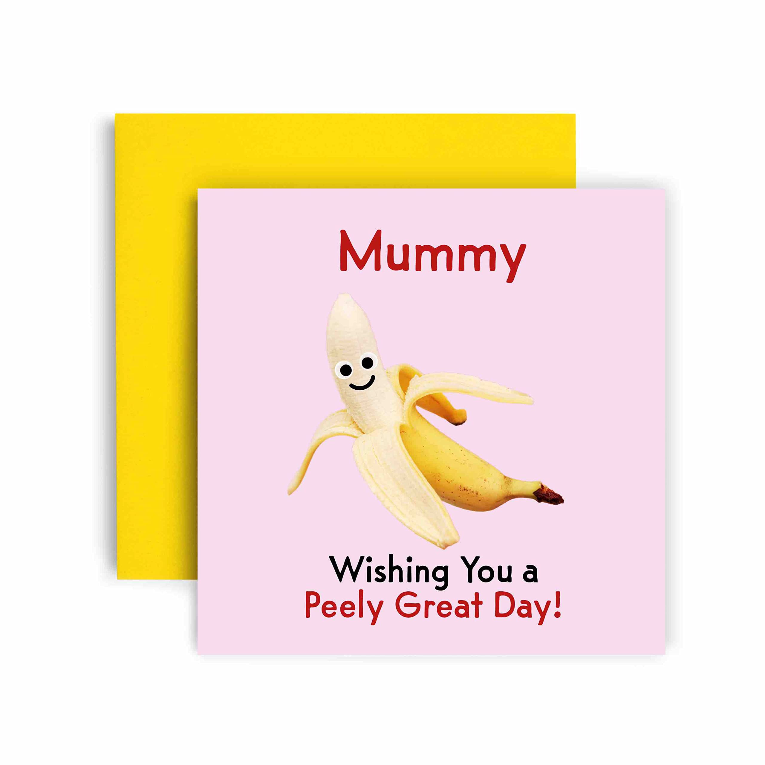 Buy HuxtersBirthday Cards for Women – Peely Great Banana Mummy Happy ...