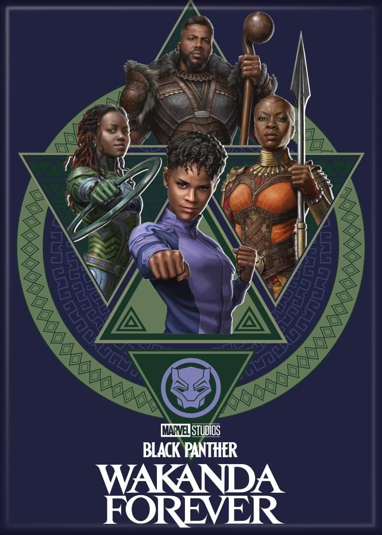 Amazon.com: Ata-Boy Wakanda Forever Group on Blue 2.5 X 3.5 Inch Magnet for refrigerators and ...