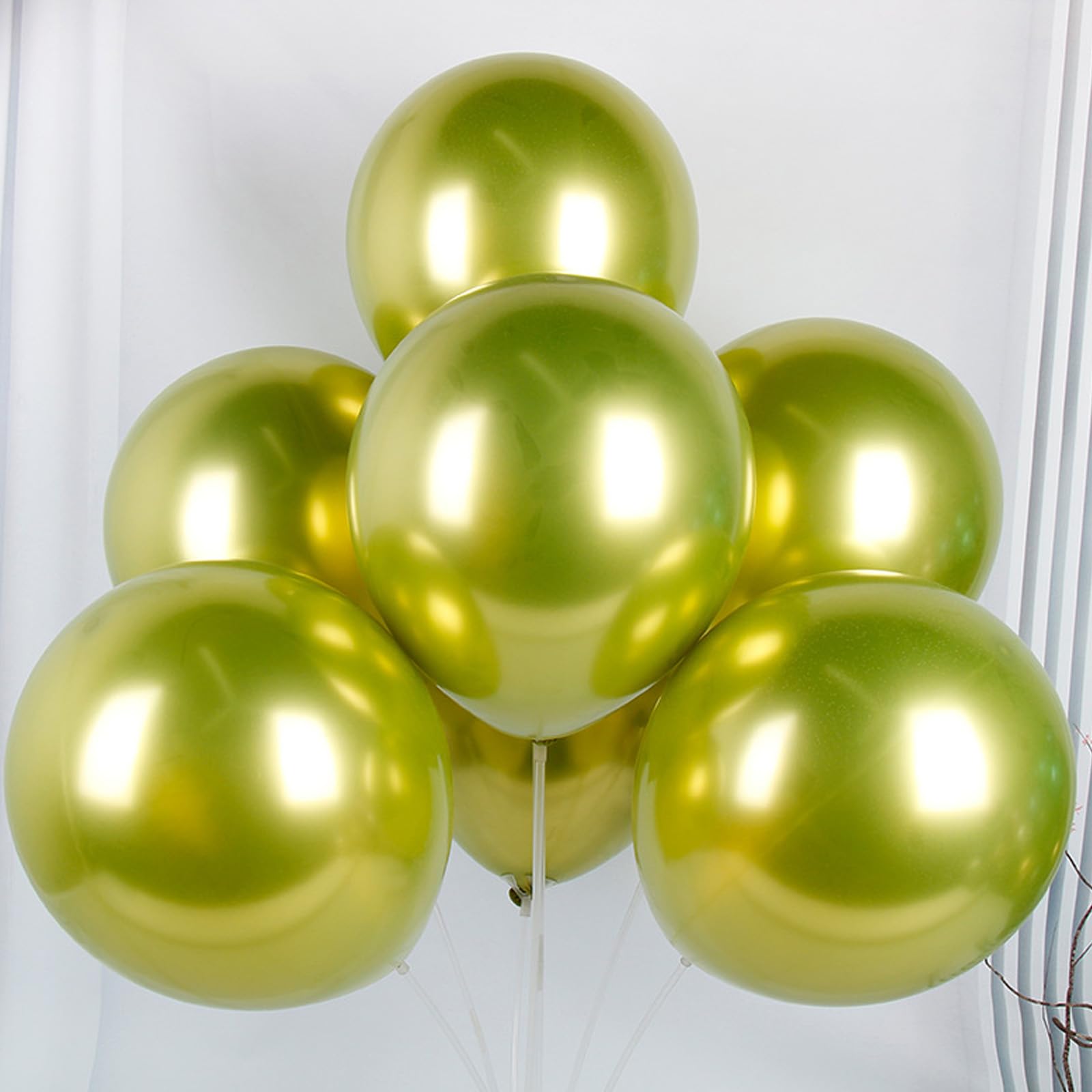 Snapklik.com : SmcBalloons Metallic Lime Green Balloons Multiple Sizes