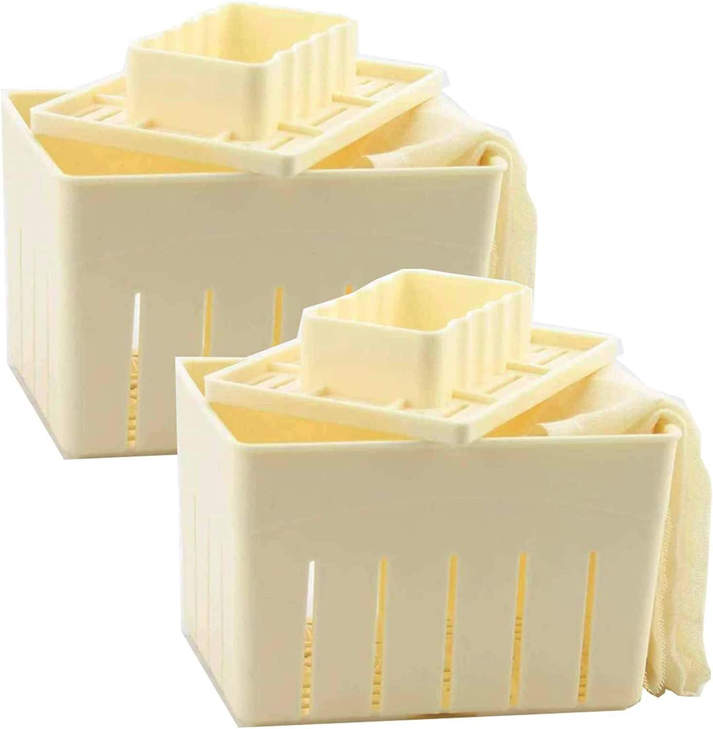 Amazon.com: Yueshico Bamboo Tofu Press- 3 Layer Tofu Presser Drainer ...