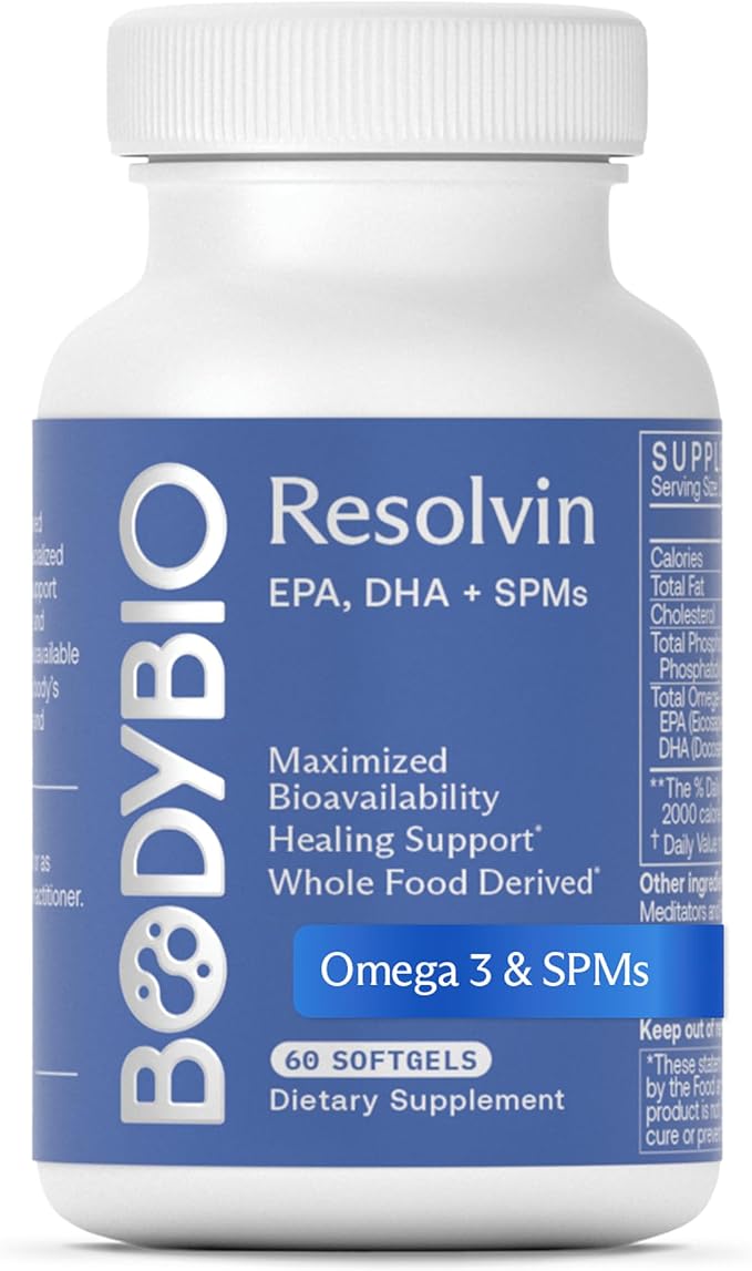 Amazon.com: BodyBio Resolvin - Specialized Pro-resolving Mediators SPMs ...