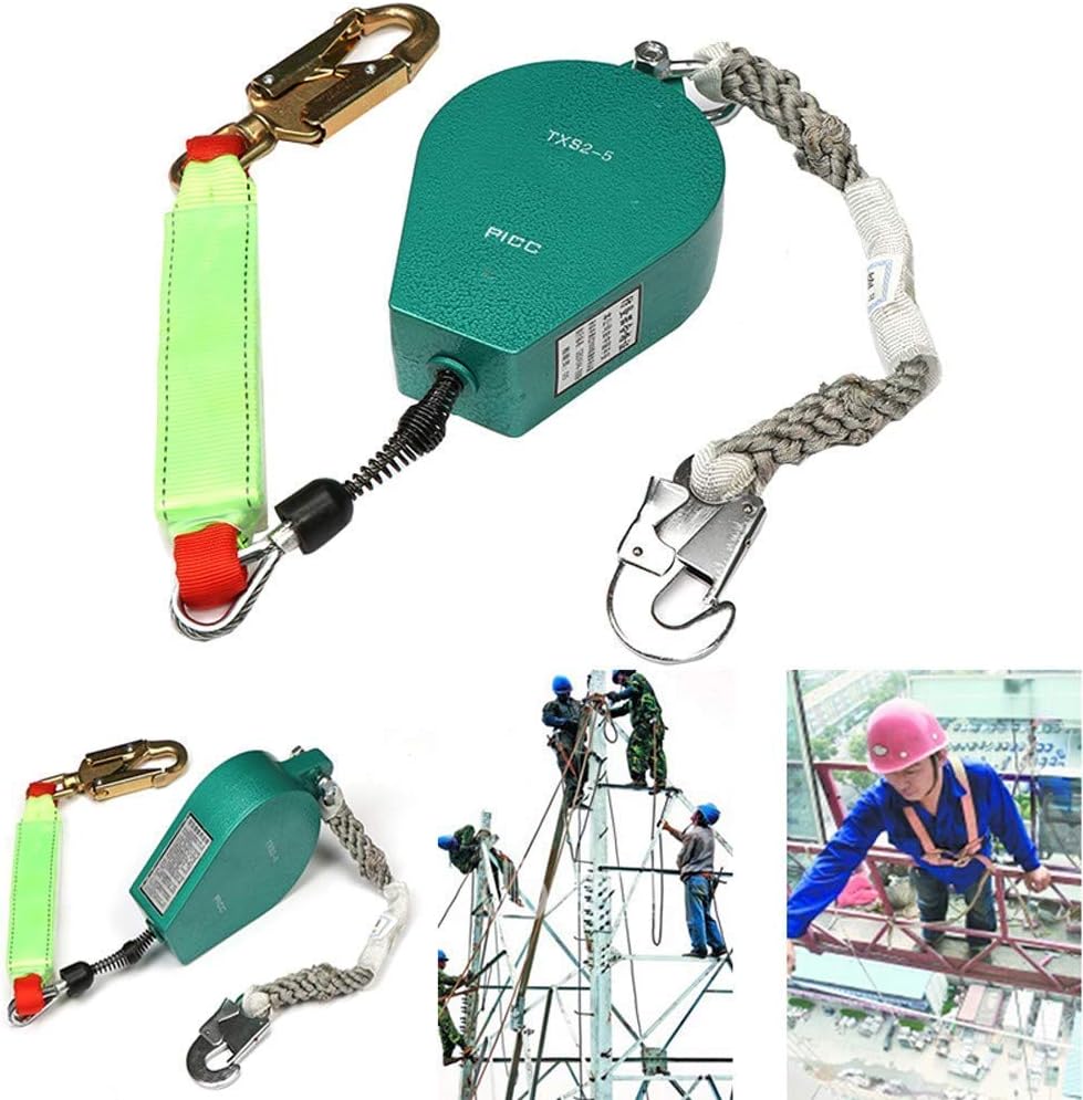 Self Retracting Lifeline Rope Brake Grab Self Braking Stop Descender ...