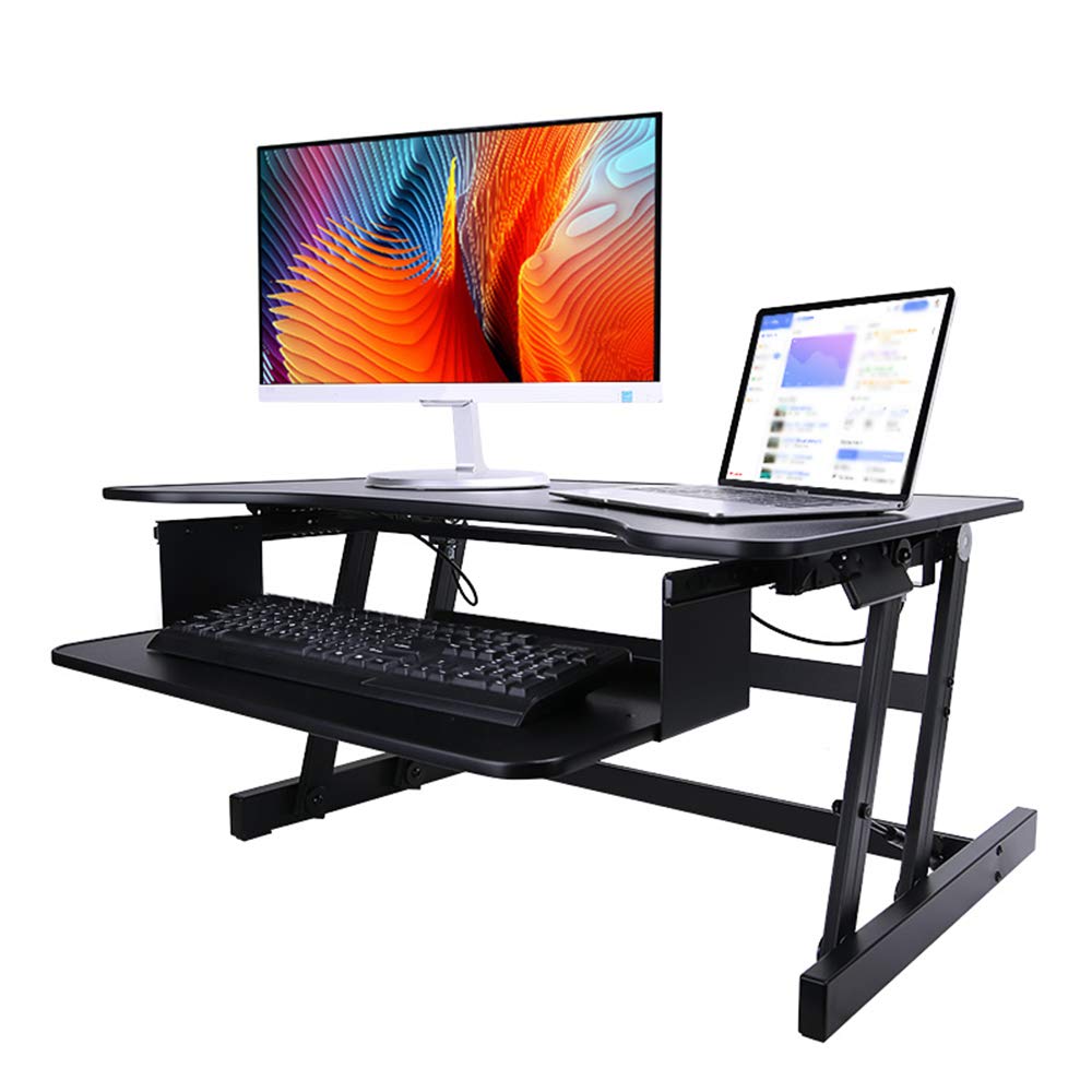 Buy Standing desk 95cmX52cm, height adjustable benchtop converter ...