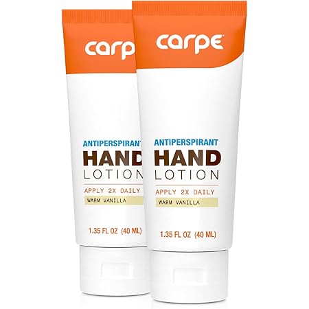 Amazon.com : Carpe Antiperspirant Hand Lotion (Pack of 2) A ...