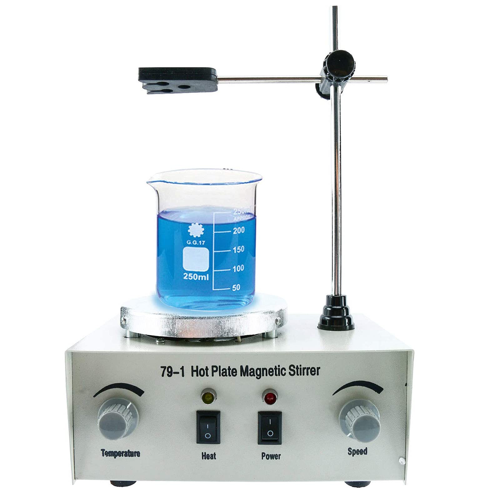 1000ml Laboratory Hot Plate Magnetic Stirrer Adjustable Heating Mixer ...
