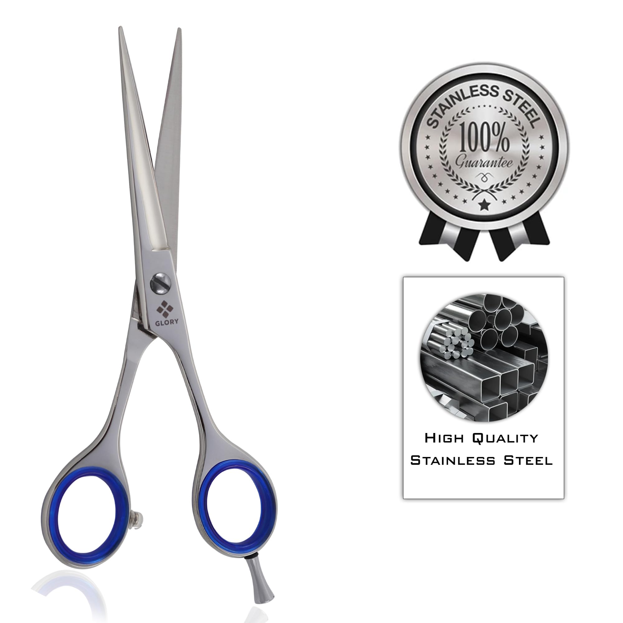 Snapklik.com : Glory Professional Hair Scissors Overall 6.5-Inch Razor ...