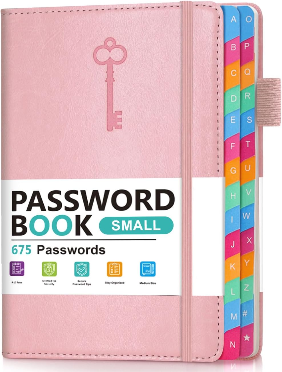 hi!SCI Small Password Keeper Book with Colorful Alphabetical Tabs ...