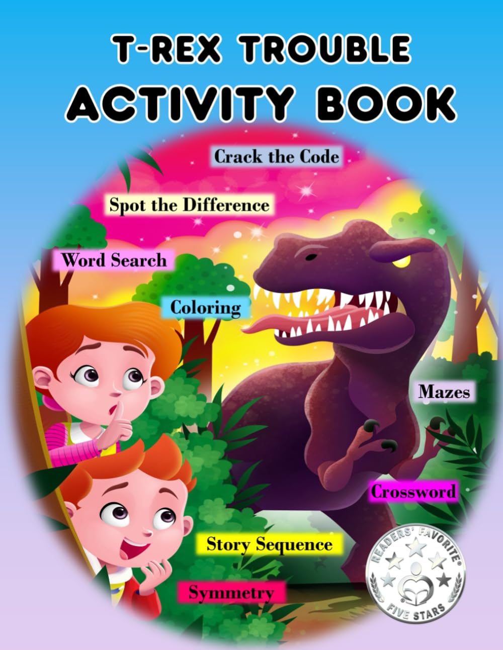 Book review of T-Rex Trouble Activity Book - Readers' Favorite: Book ...