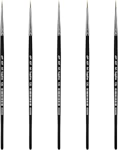 Amazon.com: XDT#725 Micro Detail Artist Pin Point Painting Brush Set of ...