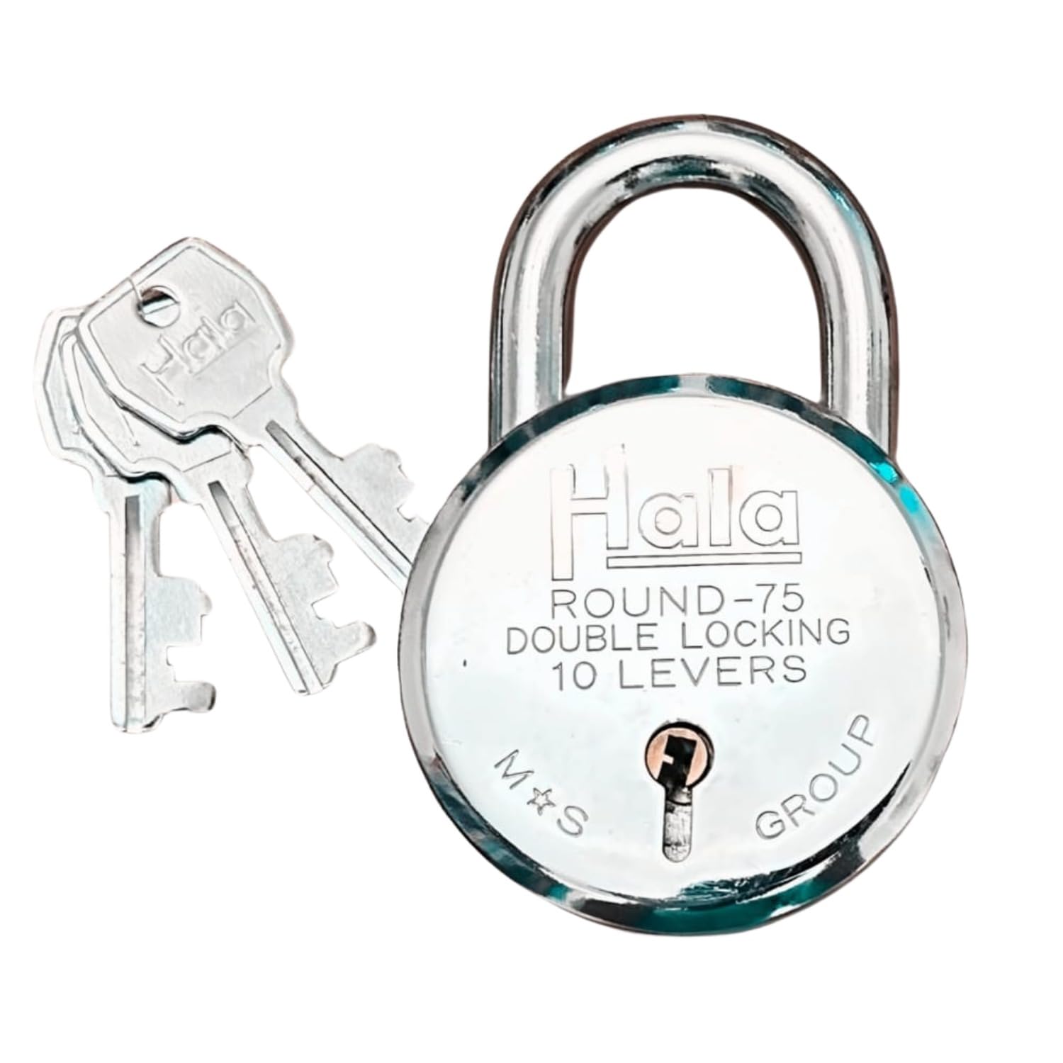 Buy HALA Lock and Keys Door Lock for Home Round Double Locking 10 ...
