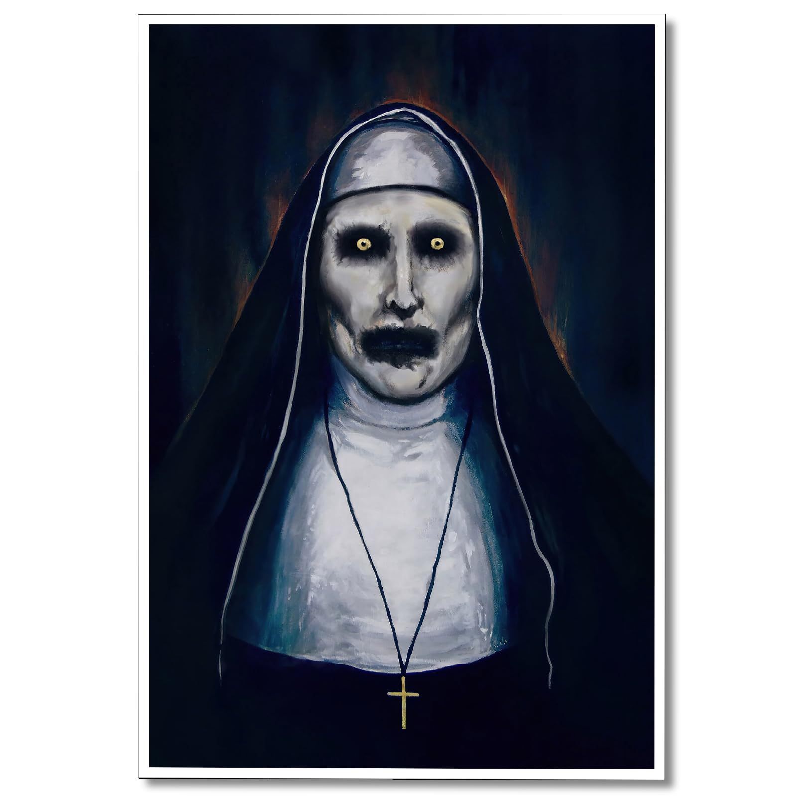 Amazon.com: Neejaold Vintage Horror Movie Poster Artwork The Conjuring ...